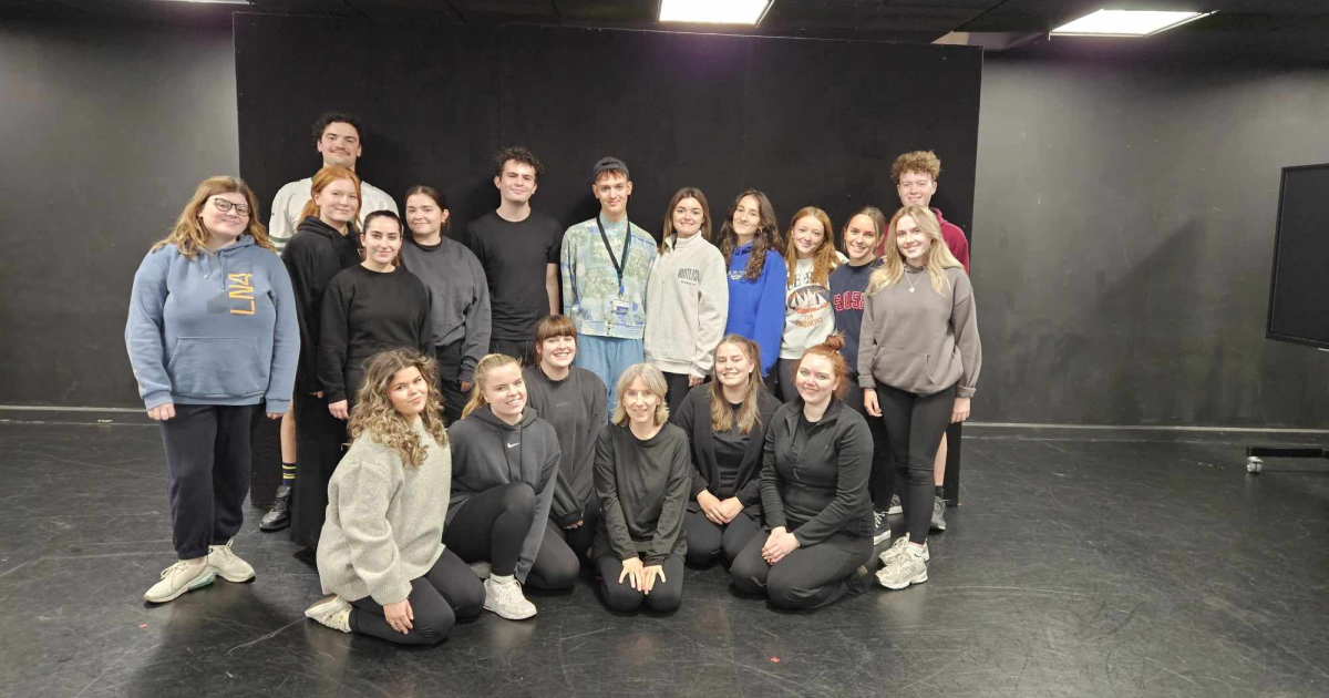 Actor Bella Merlin visits WAVDA | University of Wales Trinity Saint David